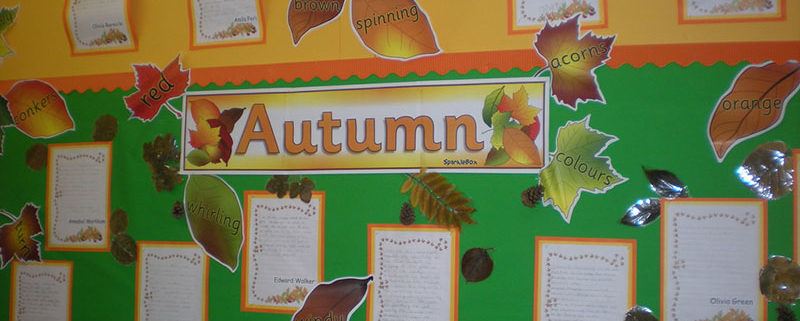 Creative Apple & Autumn Display Board Ideas - Kid Activities